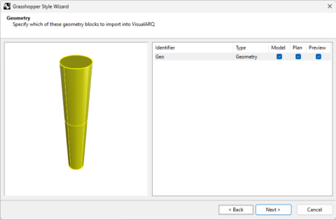 Get Started Grasshopper styles - VisualARQ
