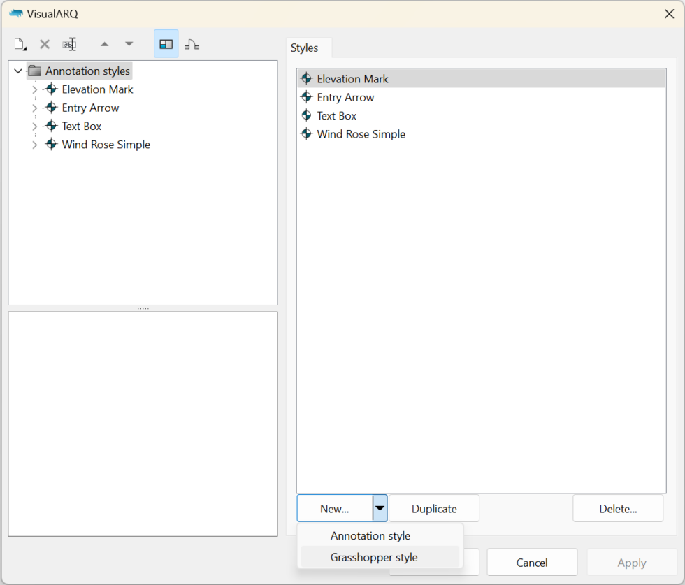 Annotations - VisualARQ