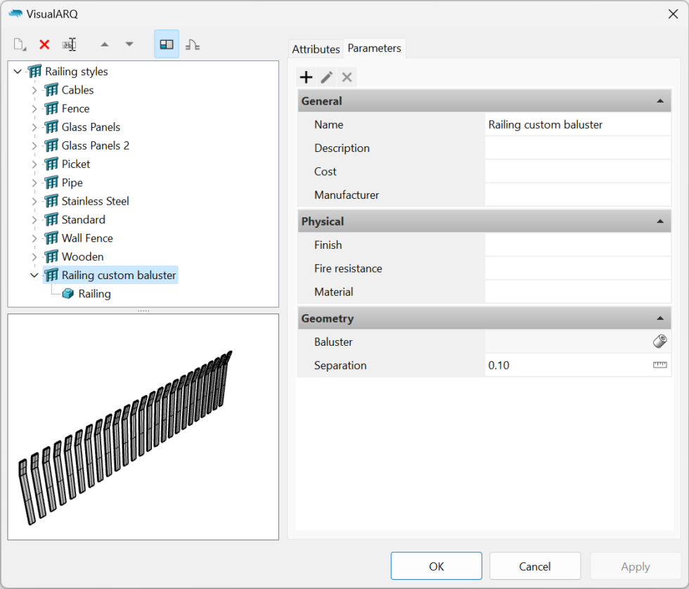 Railings - VisualARQ