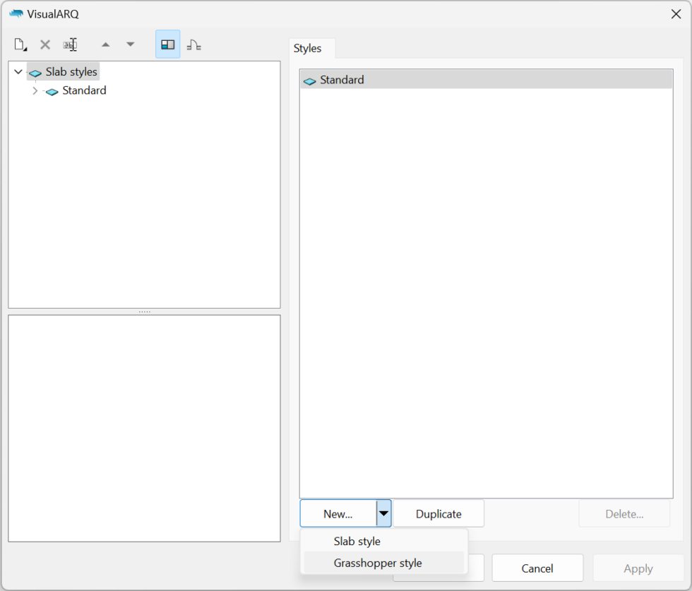 Slabs roofs - VisualARQ